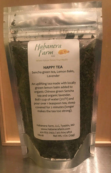 Happy Tea, a green tea with happy herbs – Habanera Farm